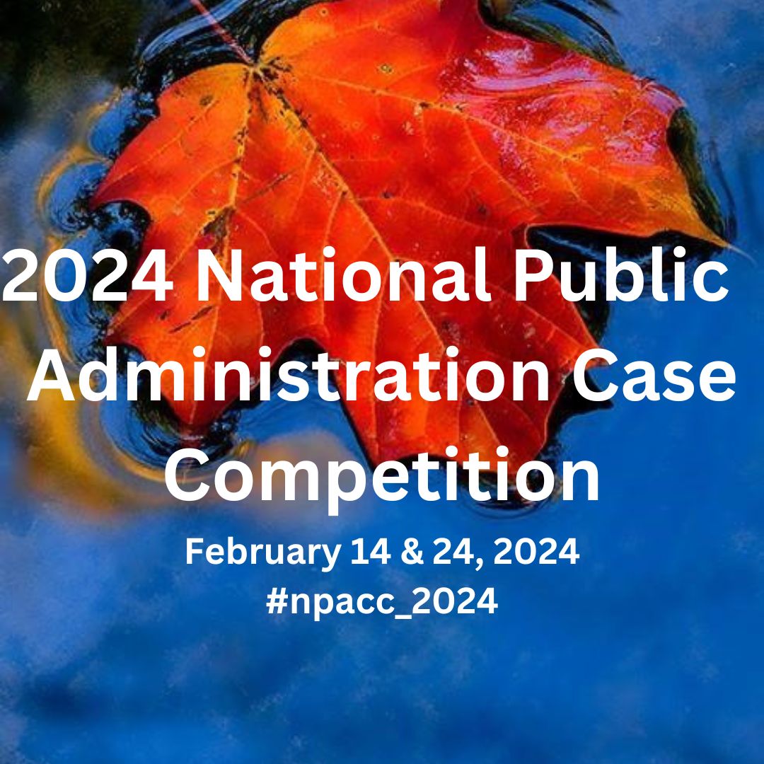 National Public Administration Case Competition - Graduate School of ...